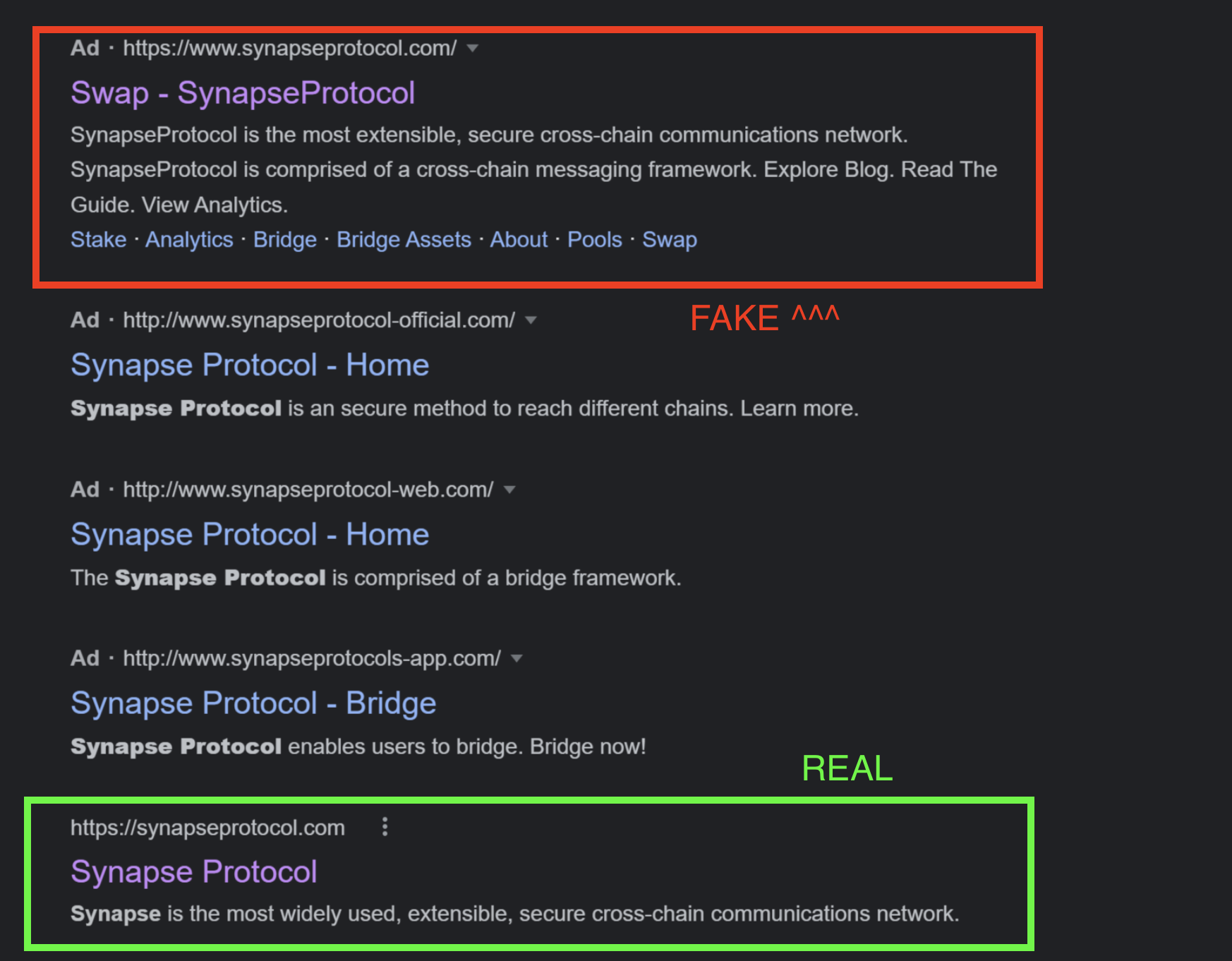 Deep Dive into the Synapse Bridge Phishing Scam